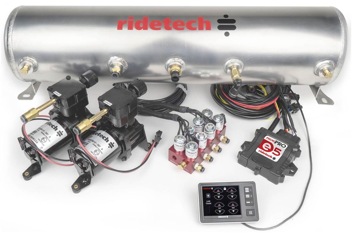 RideTech RidePro E5 Air Ride Suspension Control Dual Compressor Systems ...